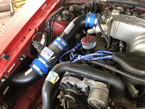 BBK Mustang Blackout Cold Air Intake Kit (89-93) 5.0 15575