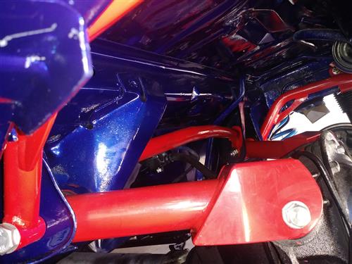 BMR Mustang Upper & Lower Torque Box Reinforcement Kit - Red (79-04 ...