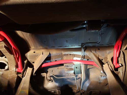 BMR Mustang Upper & Lower Torque Box Reinforcement Kit - Red (79-04 ...