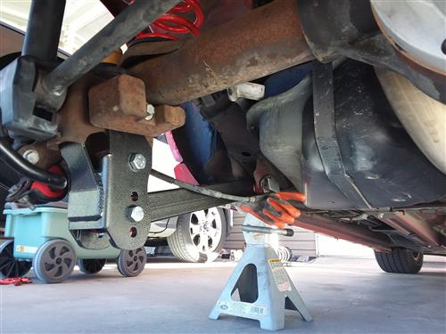 BMR Mustang Anti-Wheel Hop Kit - Black Hammertone (05-14)