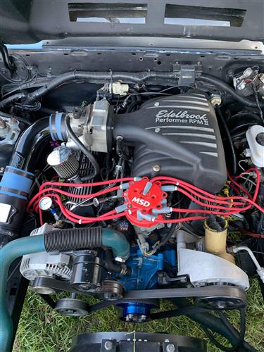 Edelbrock Mustang Performer RPM II Intake Black (86-95) 5.0 71233