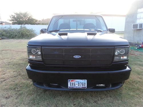 F-150 SVT Lightning Front Bumper w/o Impact Strip Holes (93-95)