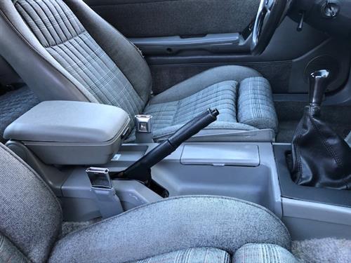Fox Body Mustang Center Console Arm Rest Pad Kit Smoke Gray | (87-93)