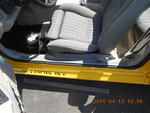 Mustang Scuff Plates - Smoke Gray (79-93) E7ZZ-6113208-G