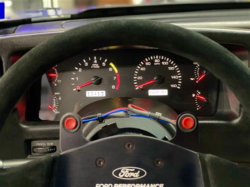 Mustang Factory Inspired Digital Gauge Cluster | Fox Body Gauges 90-93