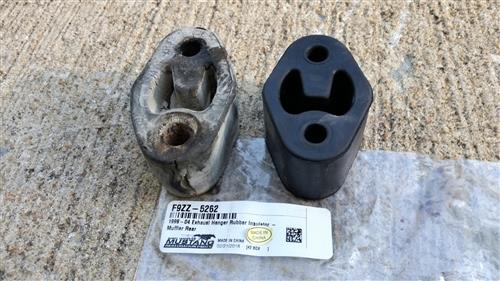 Mustang Muffler Rear Hanger Rubber Insulators (99-04) F9ZZ-5262