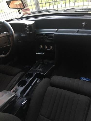 Fox Body Cup Holder Console Panel - Black | 1987-93 Mustang
