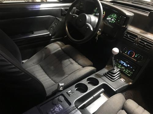 Fox Body Cup Holder Console Panel - Black | 1987-93 Mustang