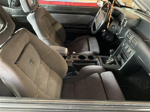 Fox Body Cup Holder Console Panel - Black | 1987-93 Mustang