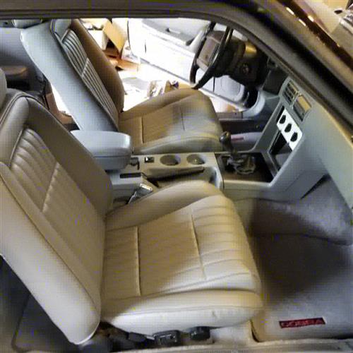 Fox Body Cup Holder Center Console Panel - Gray | 1987-93 Mustang