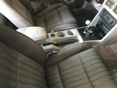 Fox Body Cup Holder Center Console Panel - Gray | 1987-93 Mustang