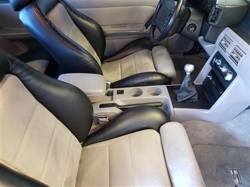 Fox Body Cup Holder Center Console Panel - Gray | 1987-93 Mustang