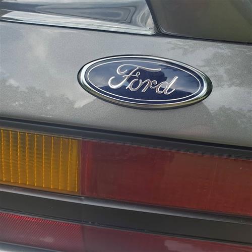 Mustang Ford Oval Trunk Emblem - Original Ford Blue (83-93) E8ZZ-6142528