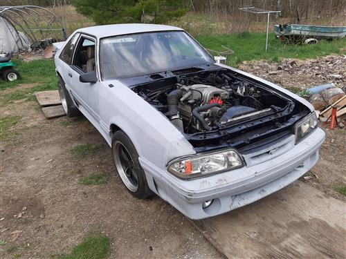 Mustang 93 Cobra Style Front Bumper Cover Kit (87-93)