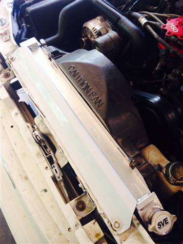 UPR Mustang Radiator Cover Brushed (79-93) 1056-01 - LMR