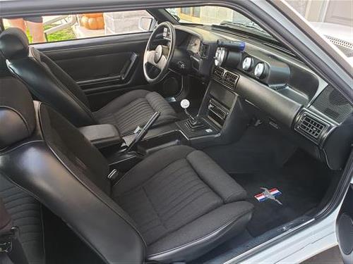 Acme Mustang Sport Seat Upholstery - Cloth - Black (90-91) Coupe