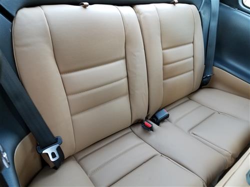 TMI Mustang Sport Seat Upholstery Saddle Tan Vinyl (94-96) Coupe 43 ...