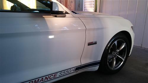 Powered by Ford Performance Badge M-16098-PBFP - LMR