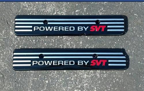 Ford Performance Mustang Powered by SVT Coil Covers Machined Aluminum ...