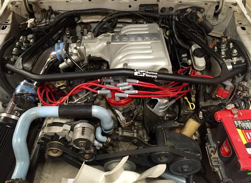 Maximum Motorsports Mustang Strut Tower Brace EFI Black (86-93) MMSTB-1