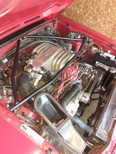 Steeda Mustang 3 Point Strut Tower Brace Black (86-93) 5555707