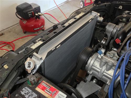 SVE Mustang Aluminum Radiator, Fox Body Radiator (79-93)