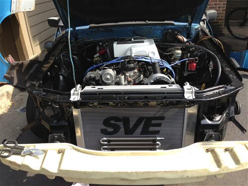SVE Mustang Aluminum Radiator, Fox Body Radiator (79-93)