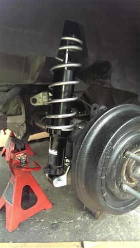 UPR Mustang Rear Coil Over Kit - Black w/ 10" Springs - 150 lb Rate (79 ...