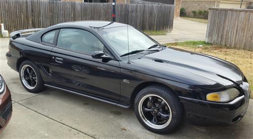 Mustang Bullitt Wheel Kit - 17x9/10.5 Black (94-04)