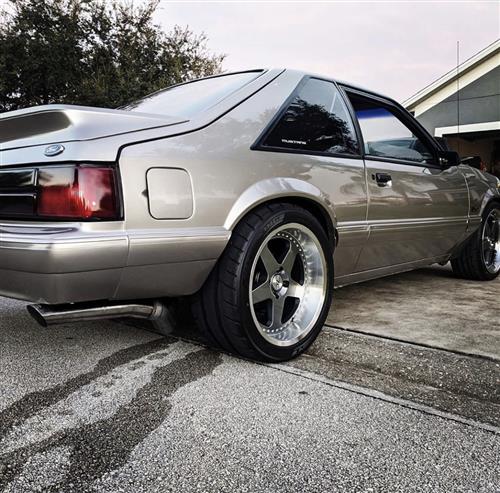 SVE Fox Body Saleen SC Style Wheel Kit - Gunmetal - 18x8.5/10 | 79-93
