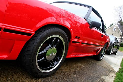 SVE Mustang 1993 Cobra R Style Wheel Kit - 17x8 - 4 Lug Black (79-93)