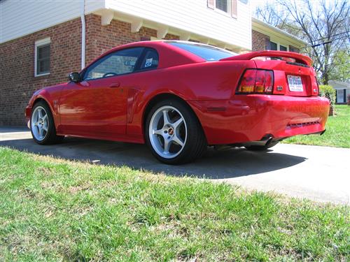 SVE Mustang 2000 Cobra R Style Wheel Kit- 18x9.5 Silver (94-04)