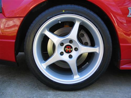 SVE Mustang 2000 Cobra R Style Wheel Kit- 18x9.5 Silver (94-04)