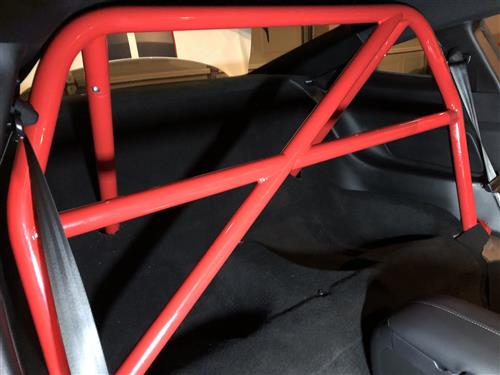 Watson Racing Mustang 4 Point Bolt-In Roll Bar - Red (15-21) Coupe WR ...