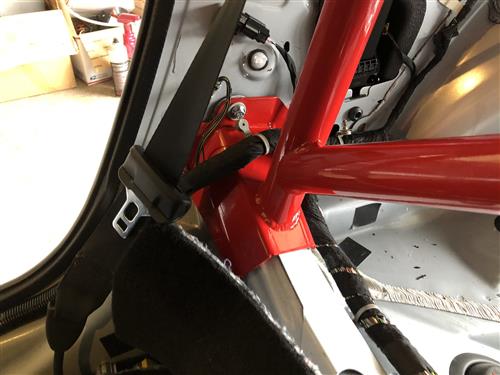 Watson Racing Mustang 4 Point Bolt-In Roll Bar - Red (15-21) Coupe WR ...