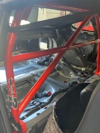 Watson Racing Mustang 4 Point Bolt-In Roll Bar - Red (15-21) Coupe WR ...