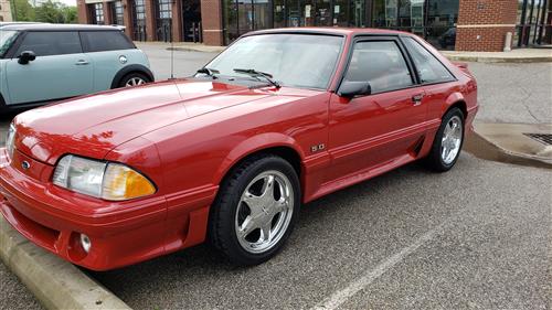 Mustang 5 Lug Pony Wheel & Tire Kit 17x8/9 - Chrome (79-93) Nitto NT555 G2